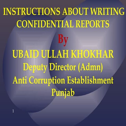 Acr instructions improved | PPT