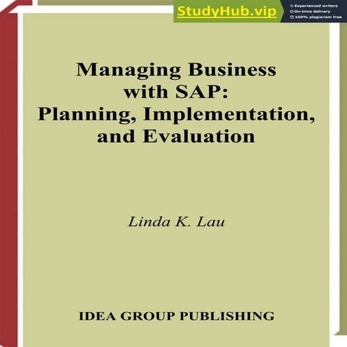 A Critical Success Factor S Relevance Model For SAP Implementation Projects | PDF