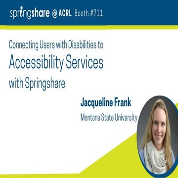Connecting Users with Disabilities to Accessibility Services with ...