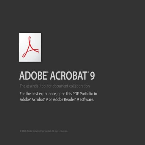 Acrobat essentials kit_portfolio_final | PDF