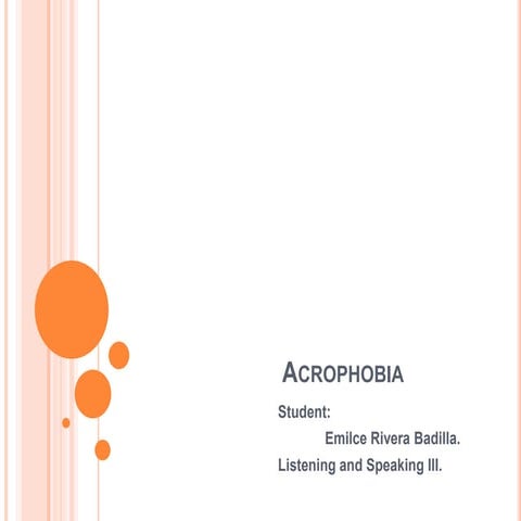 Acrophobia | PPTX