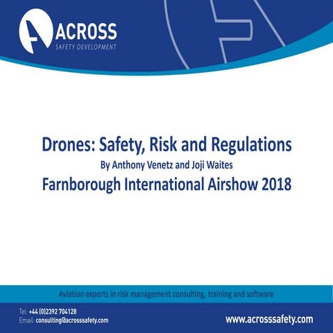 Drones: Safety, Risk and Regulations | PDF