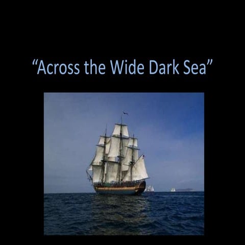 Across the Wide Dark Sea Vocabulary | PPTX