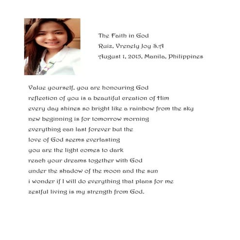 Acrostic name ( poem ) | PDF