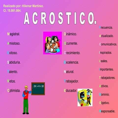 Acrostico | PPS