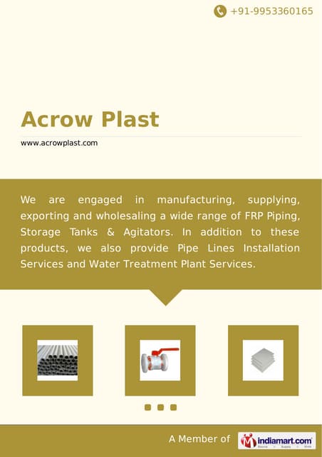Rc plasto-tanks-and-pipes-pvt-ltd | PDF