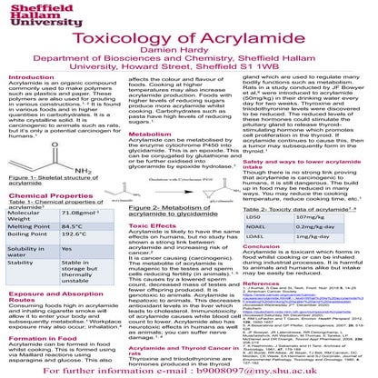 Acrylamide Presentation