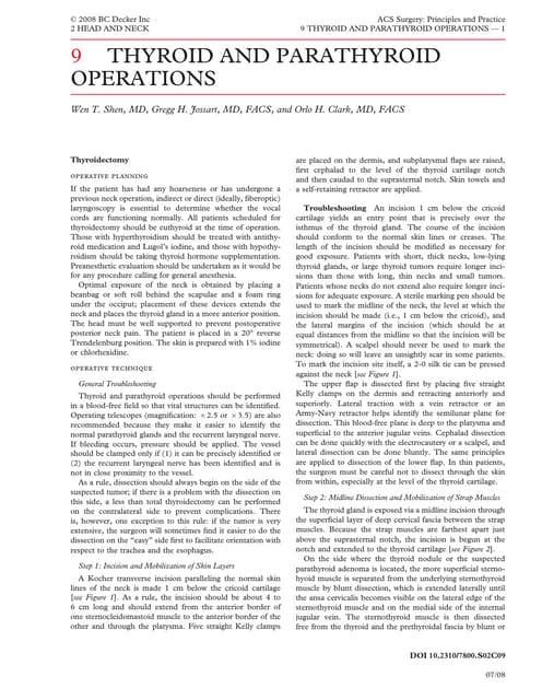 Thyroidectomy- operative surgery | PPTX