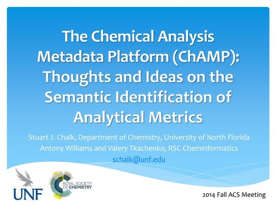 Integrating AnIML Files in Electronic Laboratory Notebooks - PittCon ...