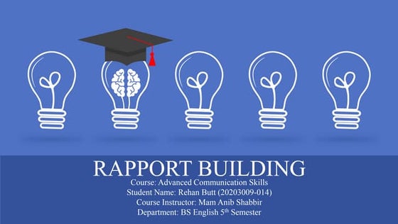 Rapport building | PPTX