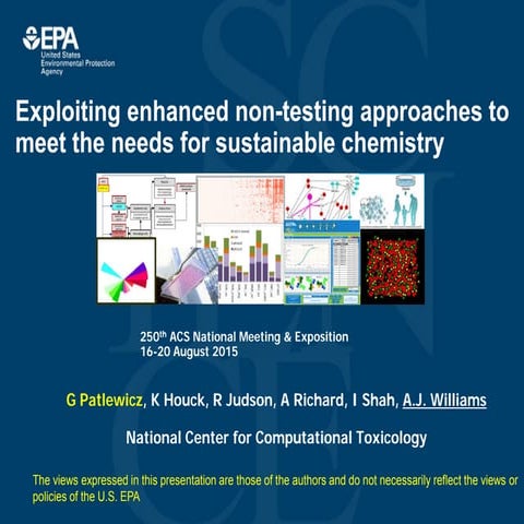 Exploiting enhanced non-testing approaches to meet the needs for ...