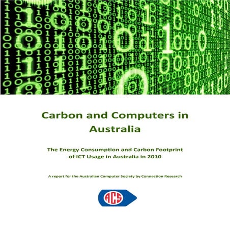 ACS - Computers and Carbon Impacts | PDF