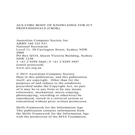 ACS CORE BODY OF KNOWLEDGE FOR ICT PROFESSIONALS (CBOK).docx