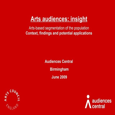 Arts Audiences: Insight | PPT