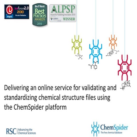 ChemValidator – an online service for validating and standardizing ...