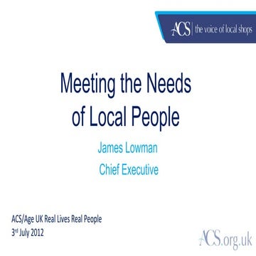 ACS Presentation | PPT