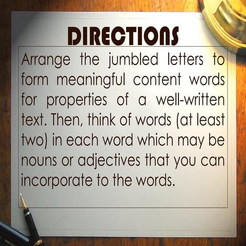 ACSHS - Properties of a well-written text.ppt