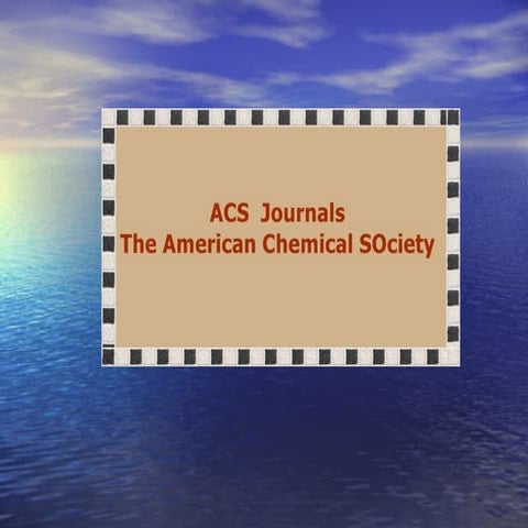 Acs journals | PPT