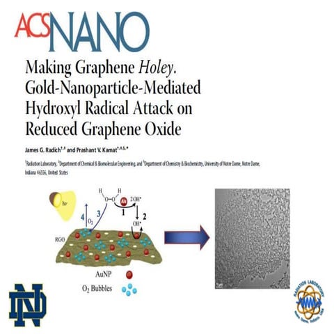 Making Graphene Holey. Gold-Nanoparticle-Mediated Hydroxyl Radical ...