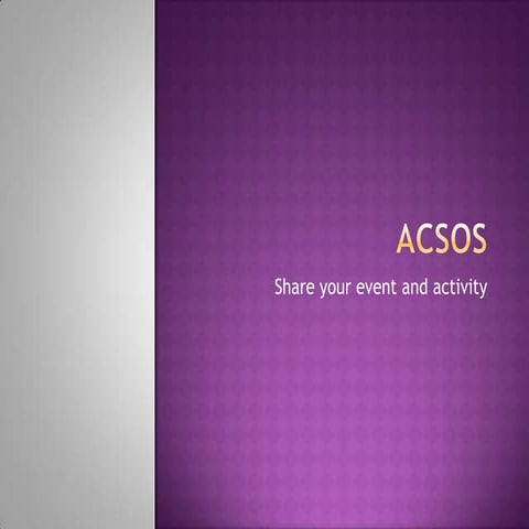Ac sos | PPT