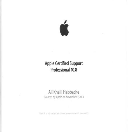 Apple Certified Support Professional 10.8 | PDF