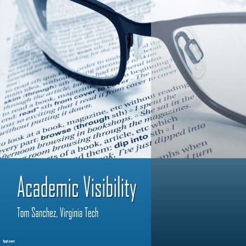 Academic Visibility | PPTX