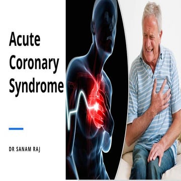 Presentation on Acute coronary syndrome | PPTX