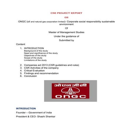 A csr project ongc.docx