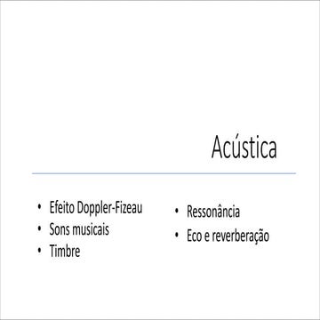 Aula de Física_2º Período_2ªSérie_EM_Acústica_2 | PDF