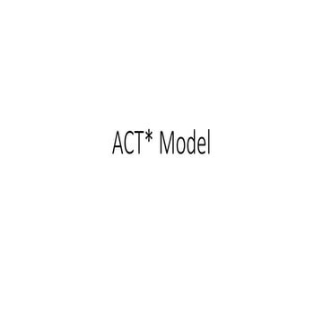 Act model | PPT