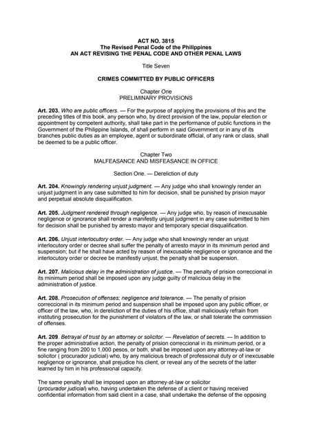 ART-241.pptx REVISED PENAL CODE CRIM 2 | PPT