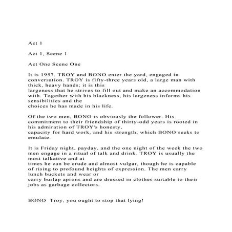 Act 1 Act 1, Scene 1 Act One Scene One It is 1957..docx