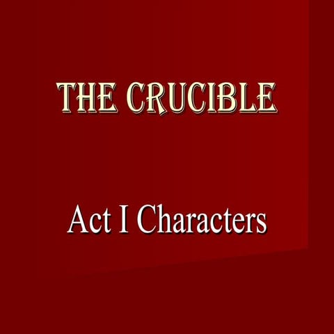 The Crucible | PPT