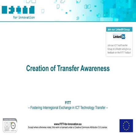 FITT Toolbox: Creation of Transfer Awareness | PPT