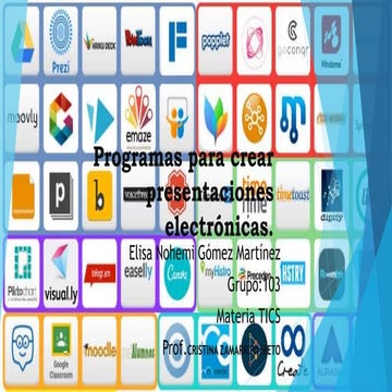 Programas para crear presentaciones eletronicas | PPTX