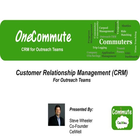 ACT 2014 Customer Relationship Management for Outreach Teams | PPT