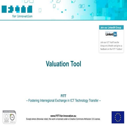 FITT Toolbox: Valuation Tool | PDF