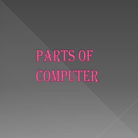 Computer Hardware | PPT