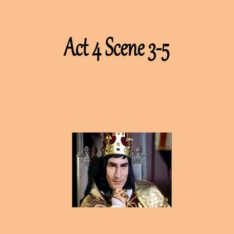 Richard the third Act 4 scene 3-5 | PPT