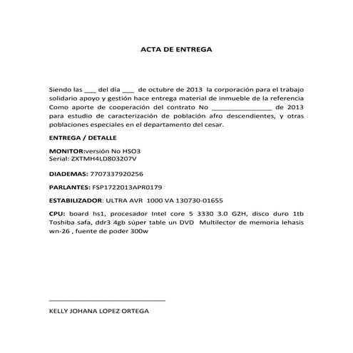 Carta de venta de vehiculo | DOCX