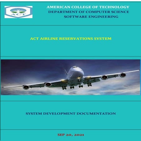 ACT_AIRLINE_RESERVATIONS_SYSTEM.pdf | Air Travel | Travel Type