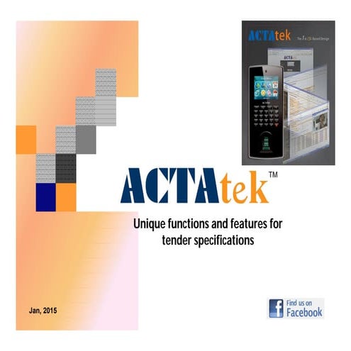 ACTAtek unique features | PPT