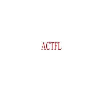 ACTFL | PPT