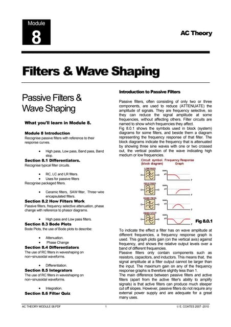 Band pass filter | PPT
