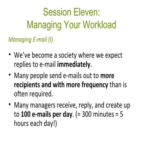 Addington College Time Management session 11 | PPT