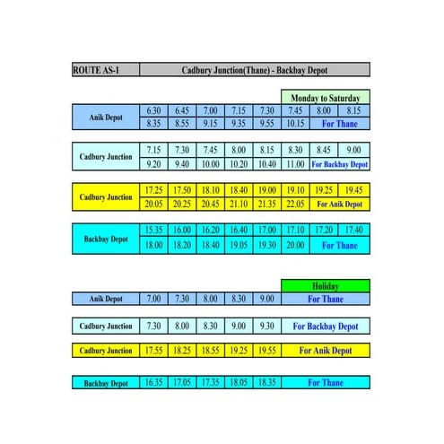 Ac time table | PDF | Rail Travel | Travel Type