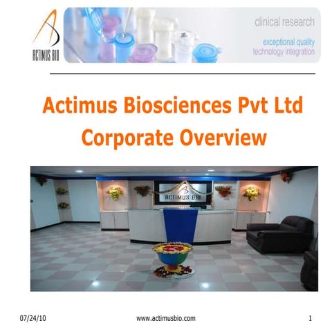 Actimus Biosciences | PPT