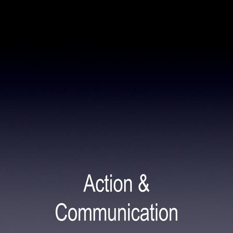 Action Communication | PPT