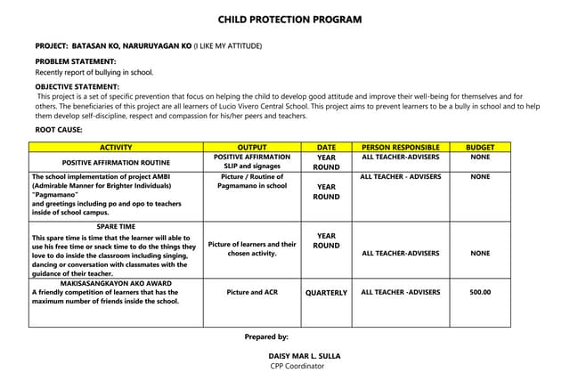 CPC FUNCTIONALITY TOOL deped protection policy | PDF