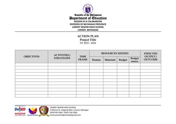Template - SELG SSLG Quarterly Accomplishment Report.docx | Secondary ...